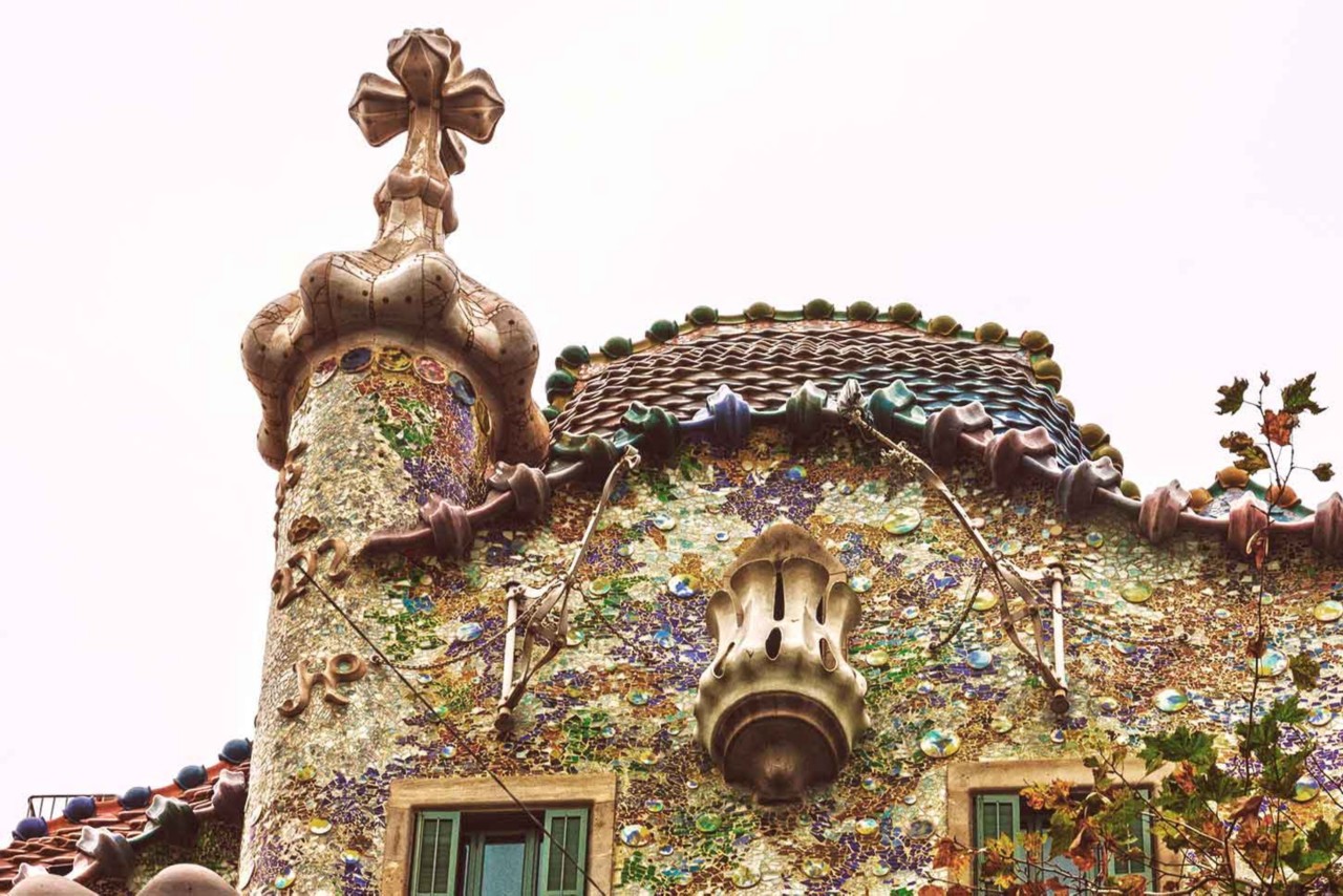 On the Gaudi trail in Barcelona