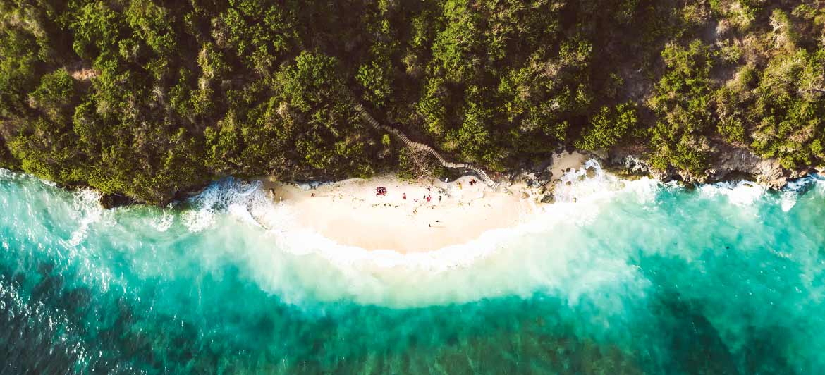 Long Walks Down To One Of The Most Beautiful Beaches In Bali Indonesia